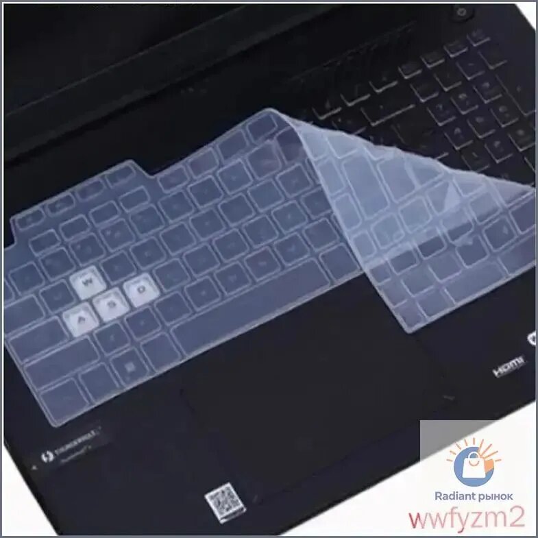 Защитная пленка для клавиатуры ASUS TUF Gaming 15 и 17 дюймов A15 FA507 A16 FA617 F15 FX507 F16 FX607 F17 FX707 A17 FA707 Dash 15 FX517