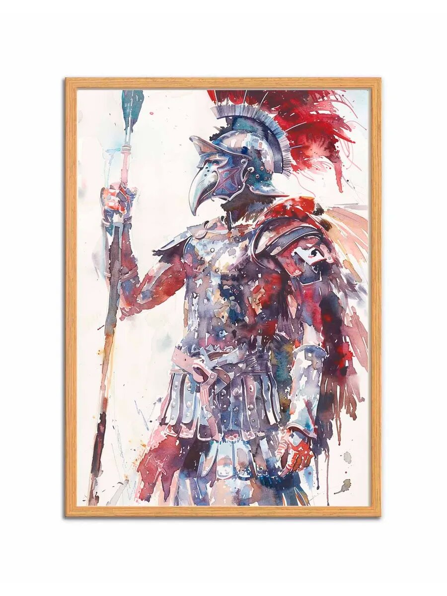 Птица Ибис Гладиатор 1, Плакат 30x42см
