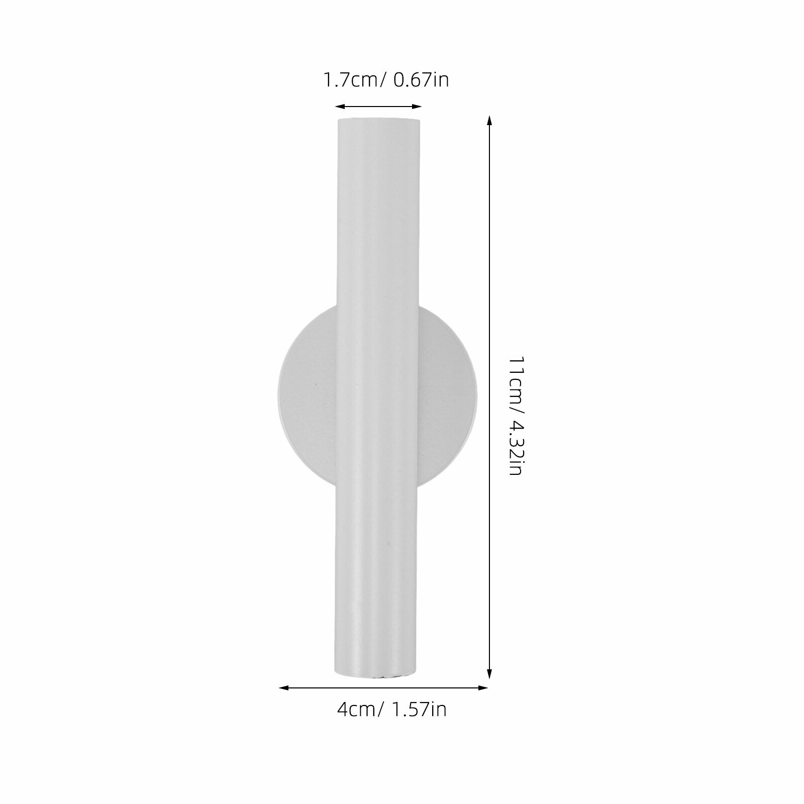 Ваза Для Цветов На Стену Белого Цвета Размер 16.00X4.00X2.00Cm