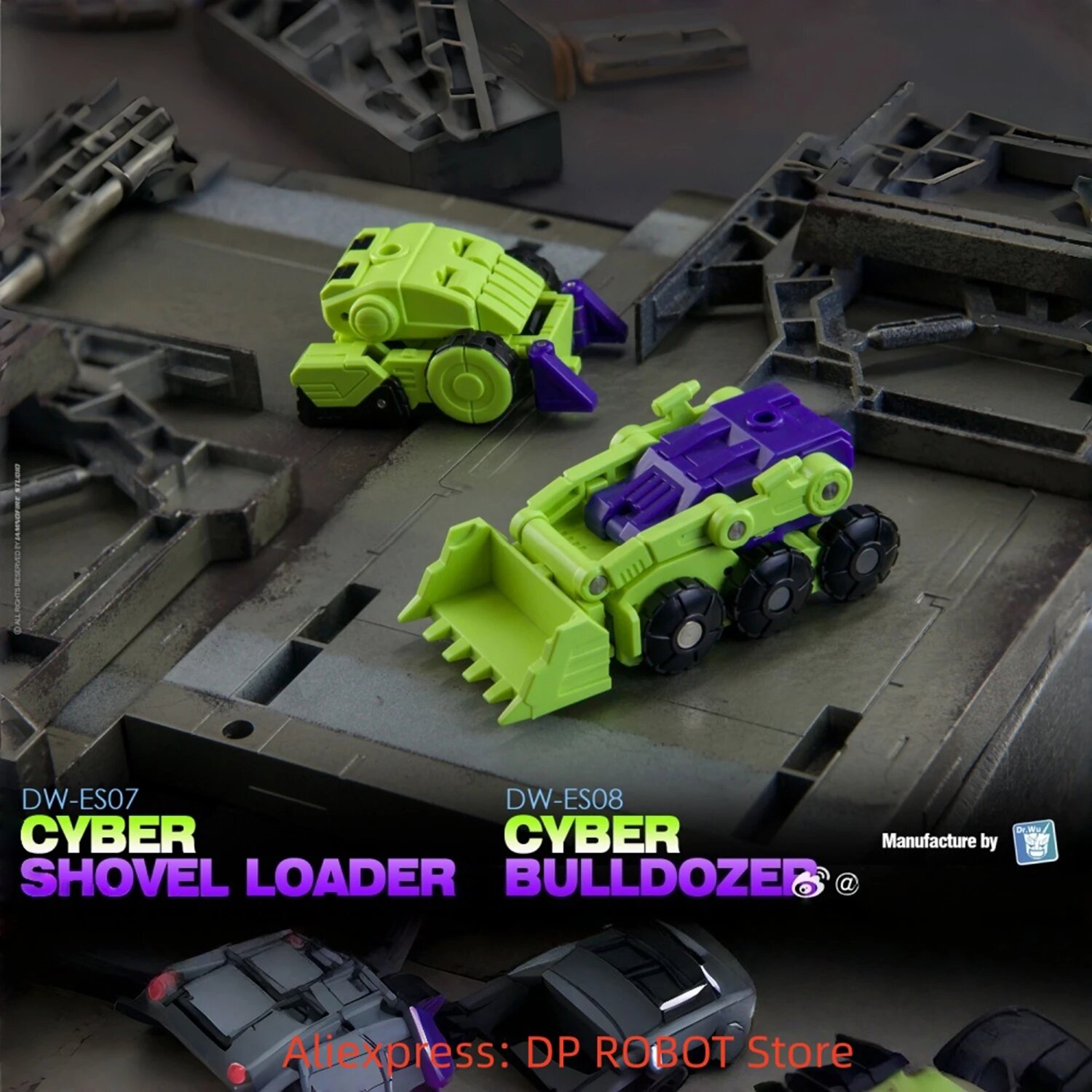 Фигурки DR.WU Devastator DW-ES03, DW-ES04, DW-ES07, DW-ES08, Bonecrusher Scrapper DW-ES07 DW-ES08
