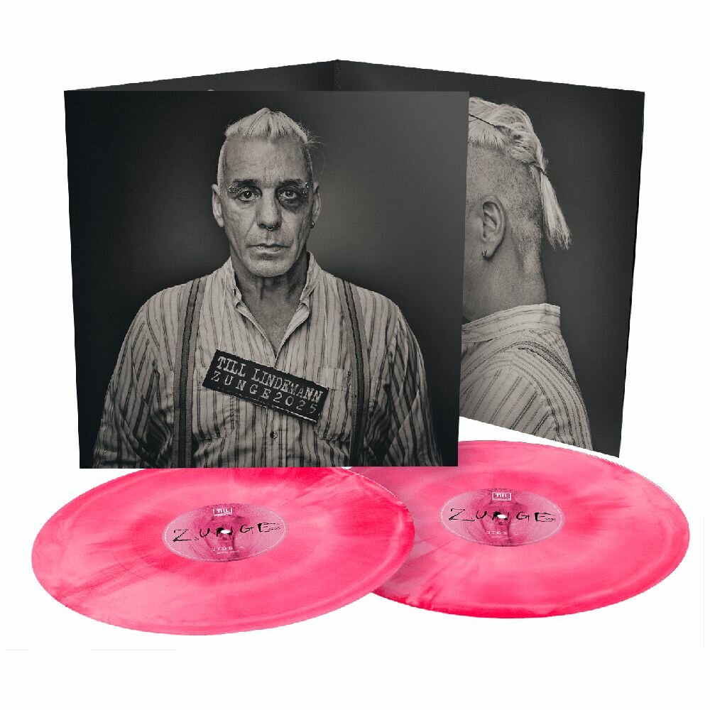 Till Lindemann (Rammstein) Zunge 2025 2LP 3D-lenticular cover Pink Candy Vinyl - Виниловая Пластинка