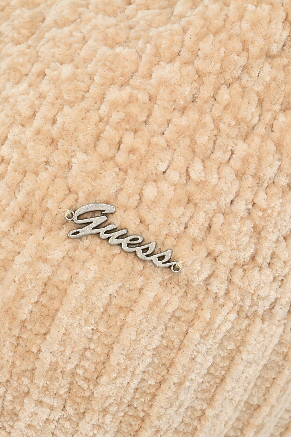 Шапка GUESS для женщин, размер onesize, бежевый — фото 1