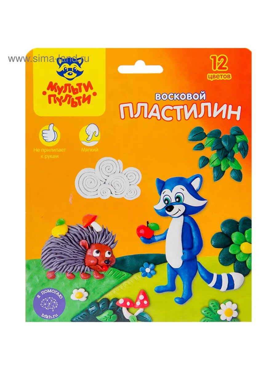 Пластилин, Енот в лесу