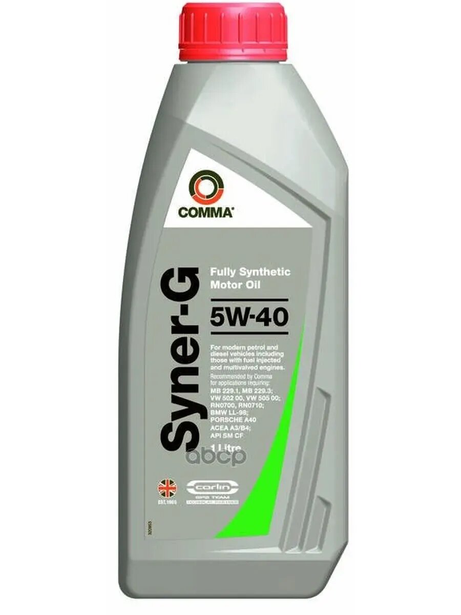 COMMA 5W40 Comma 1Л Синтетика Synerg