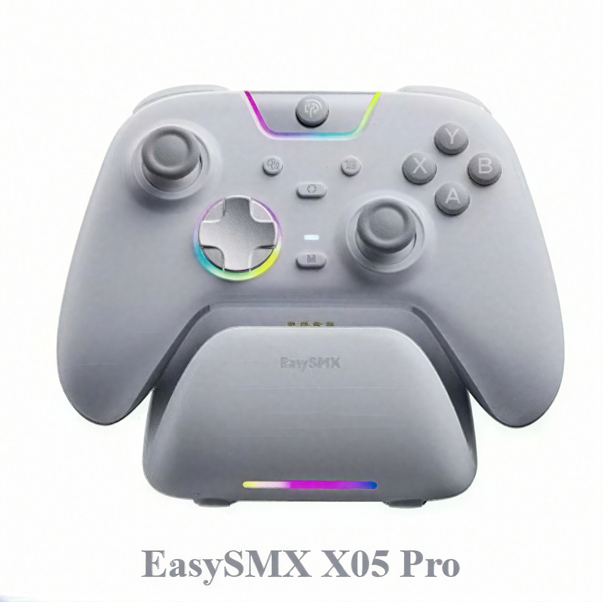 SySMX X05 Pro Беспроводной игровой контроллер, геймпад с зарядной базой, совместим с PC, Switch, телефон, Steam, TV