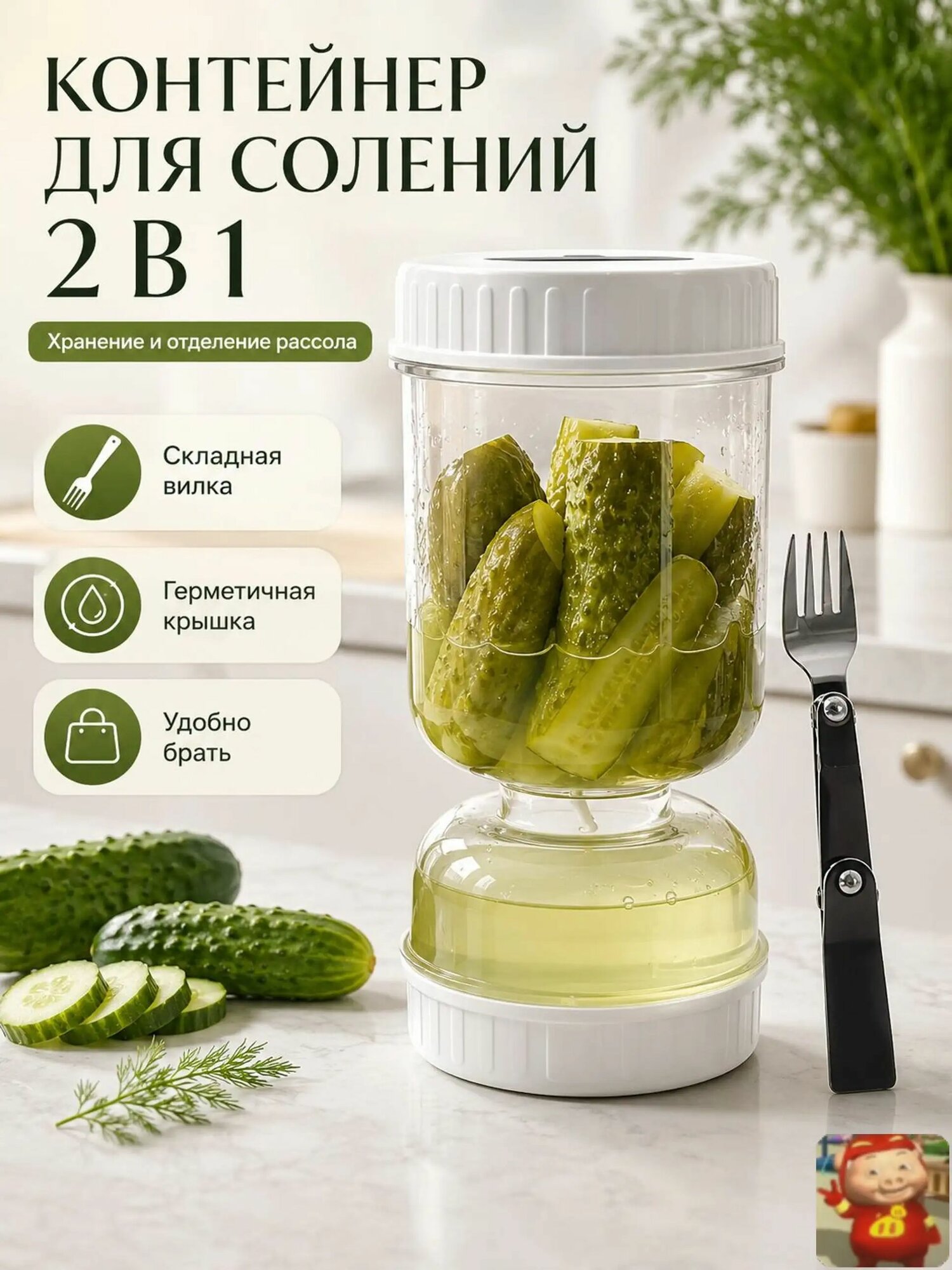 Крышка для гастроемкости из стекла, GN 1/3, глубина 65 мм, 0.2 л, 1 шт, универсальная крышка для профессиональной кухни
