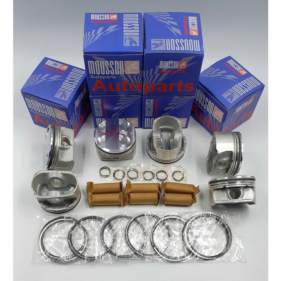 Поршень комплект BMW с кольцами (STD) 3.0L N52B30BE MOUSSON SPRN52B30BESTD