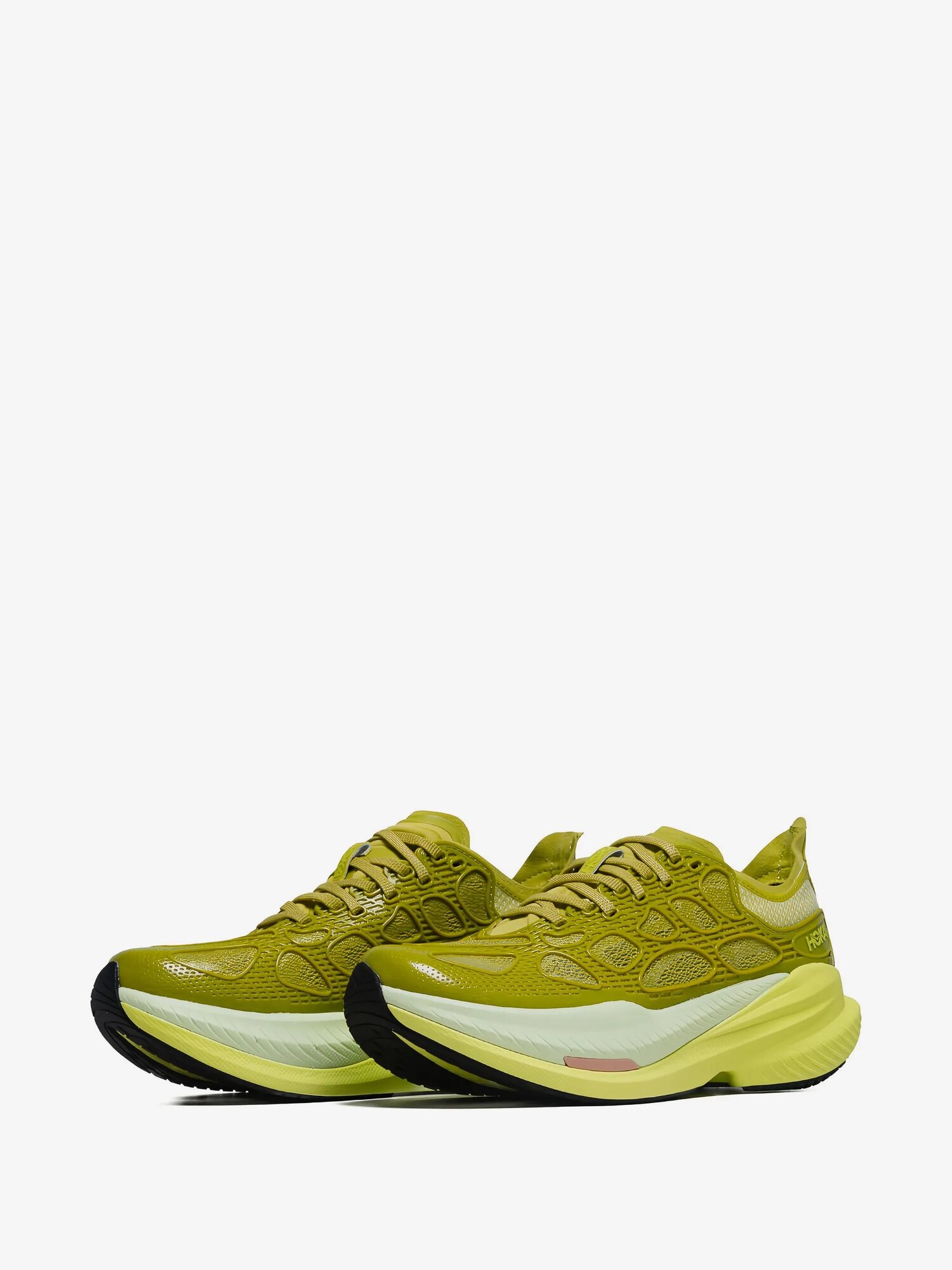 Кроссовки HOKA ONE ONE Mach X Caged, размер 12.5, зеленый — фото 1