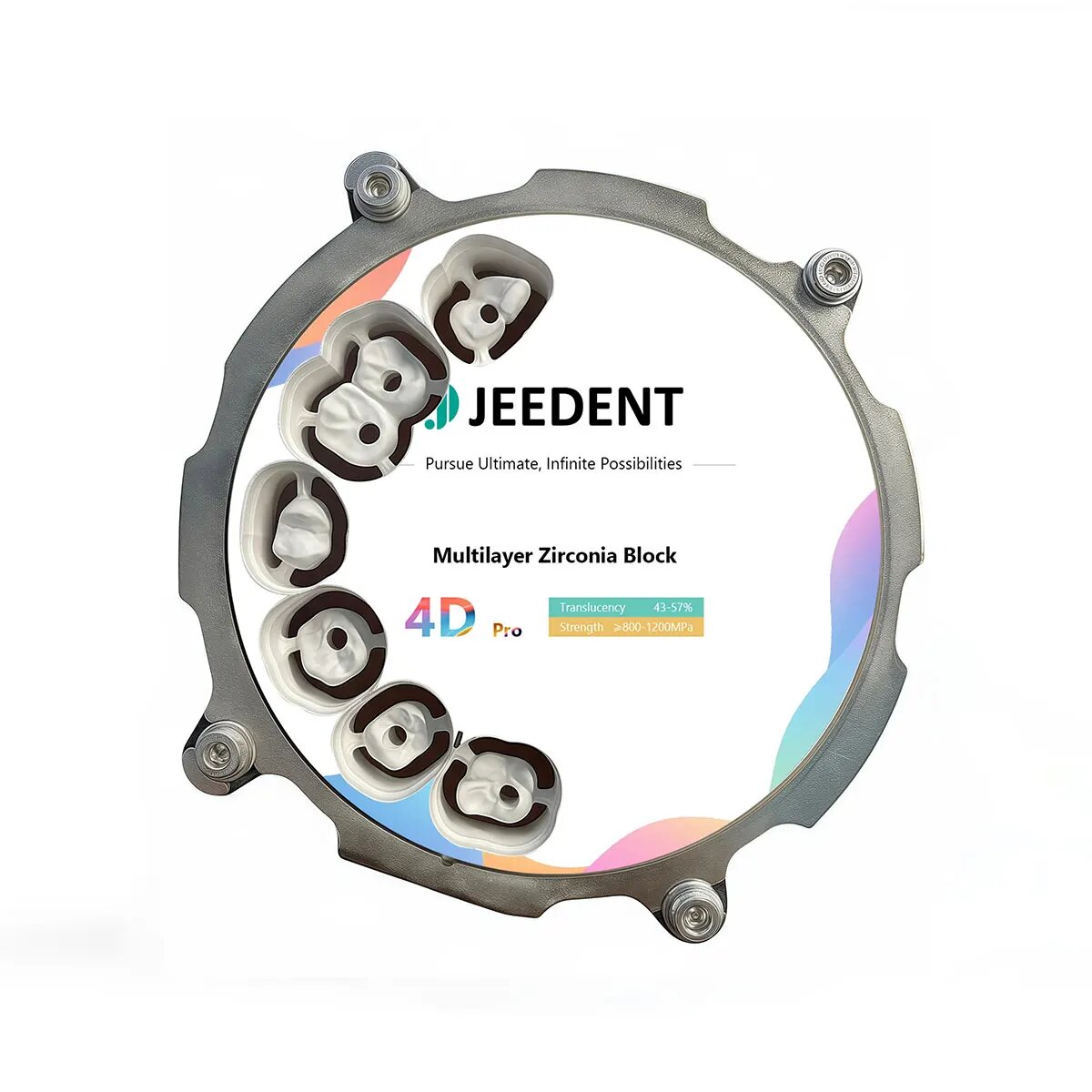 JEEDENT 4DPRO Циркониевые блоки для коронок и мостов 98 мм 98X16mm, C1
