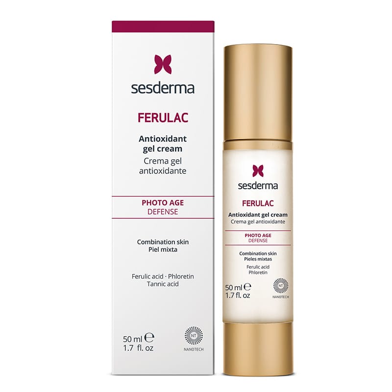 Крем для ухода за кожей Sesderma Ferulac Cream - Gel Антиоксидантный крем-гель для лица с феруловой кислотой 50 мл