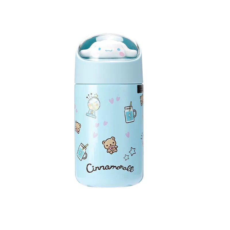 MINISO Sanrio термос для девочек и детей, мини-милая соломенная чашка для больших ушей собаки Термос-чашка «Собачка с