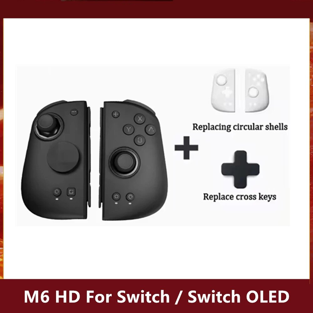 Геймпад MOBAPAD M6/M6 HD Gemini 2 для Switch Черный, black