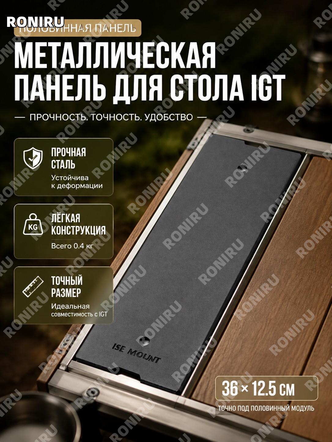 Полуединичная панель ISE MOUNT для IGT стола, панель рамы из углеродной стали для кемпинга аксессуар на столе.