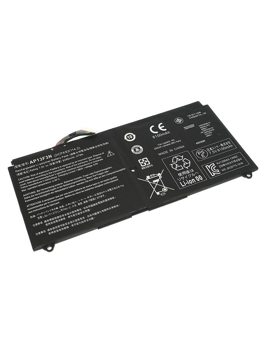 Аккумуляторная батарея для ноутбука Acer Aspire S7-392 (AP13F3N) 7.5V 6280mAh