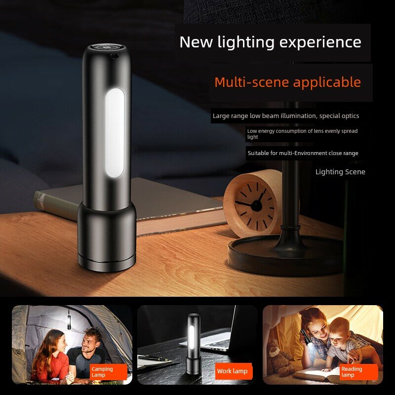 Фонарь Philips, мощный свет, ультраяркий, перезаряжаемый, небольшой, портативный, миниатюрный, для улицы, с дальним