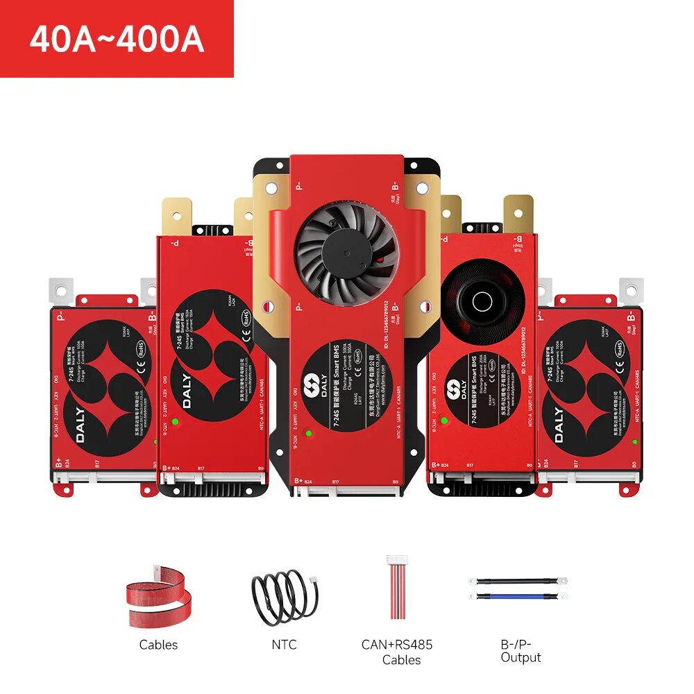 Daly Smart LiFePo4 BMS для аккумуляторов 18650