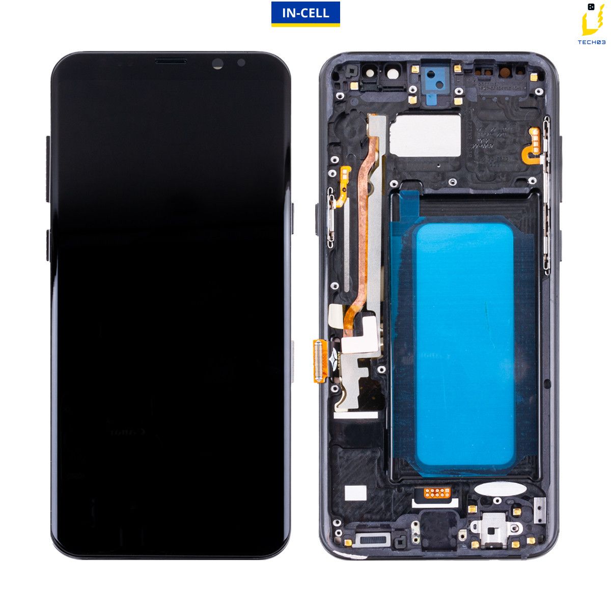 Дисплей для Samsung Galaxy S8+ G955F модуль с рамкой Черный - (In-Cell)