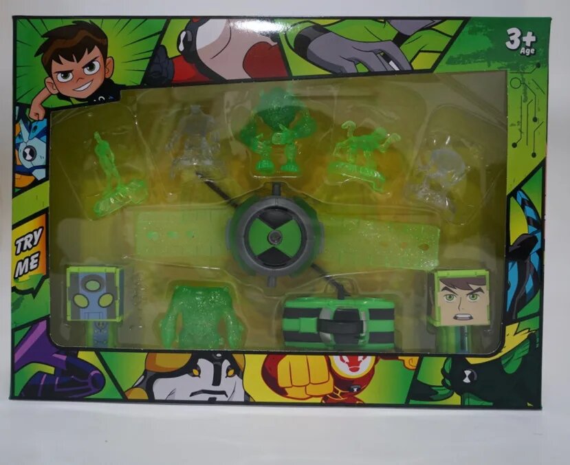 Фигурка Бен 10 с проекционными часами, Ben10-ji13
