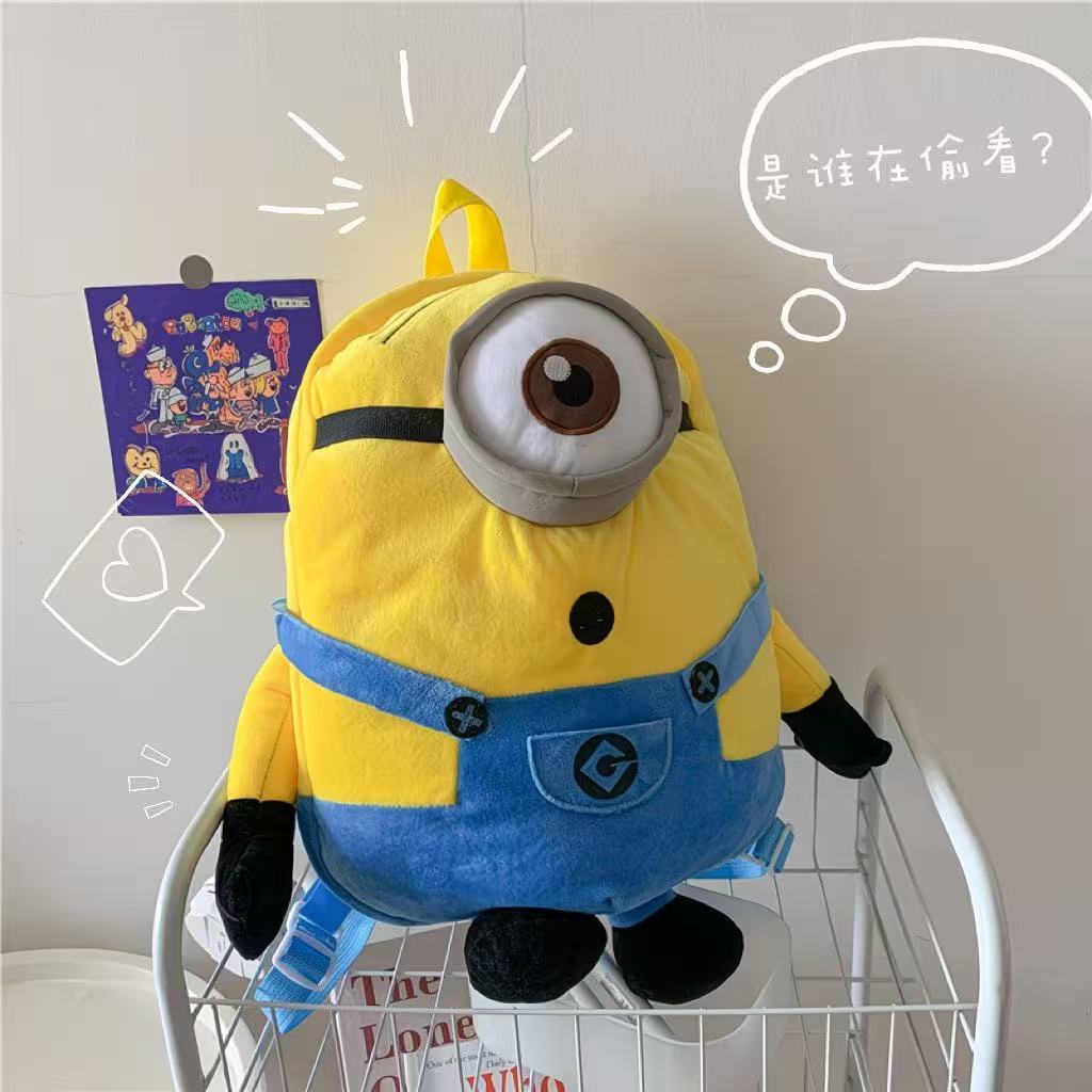 Мягкий рюкзак миньон Universal Despicable Me для повседневного использования