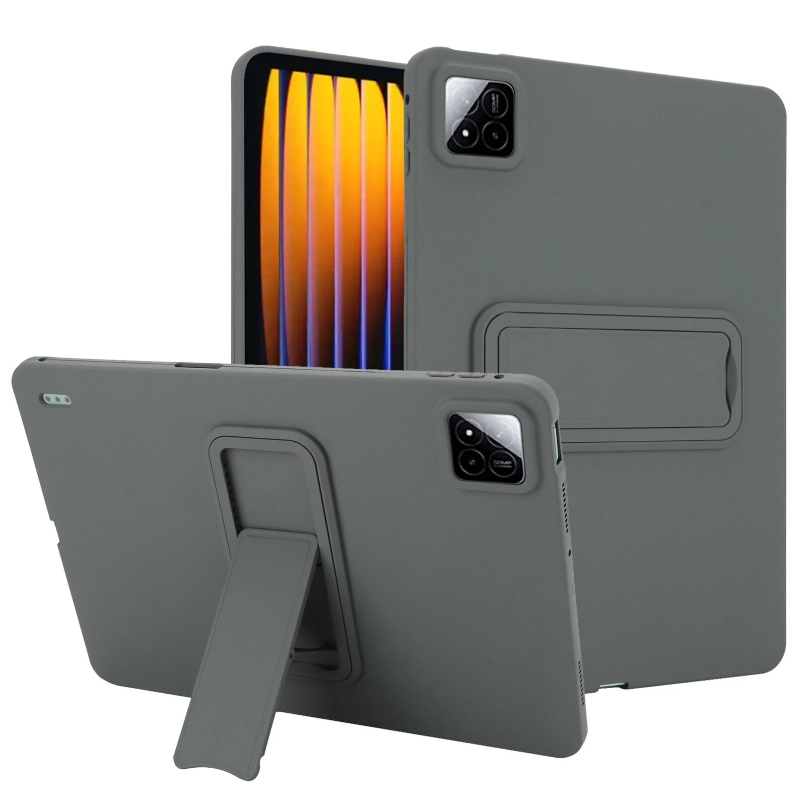 Защитный чехол для Mi Poco Pad X1 11.2" и Xiaomi Poco Pad M1 12.1" Poco Pad X1 11.2, Серый, DarkGray