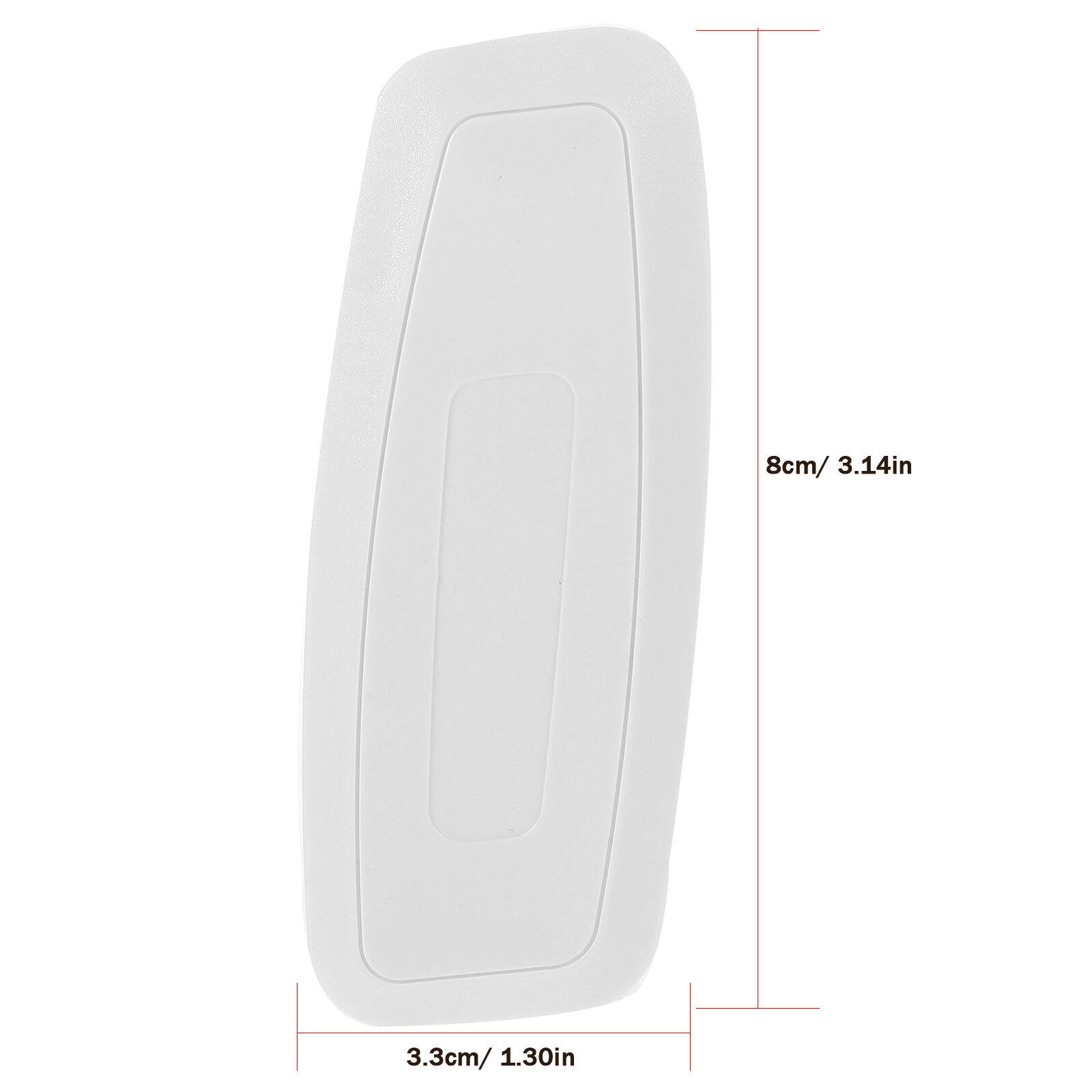 Ручка Для Жалюзи Белого Цвета Прочная И Practical С Размером 8.00X3.30X2.00Cm