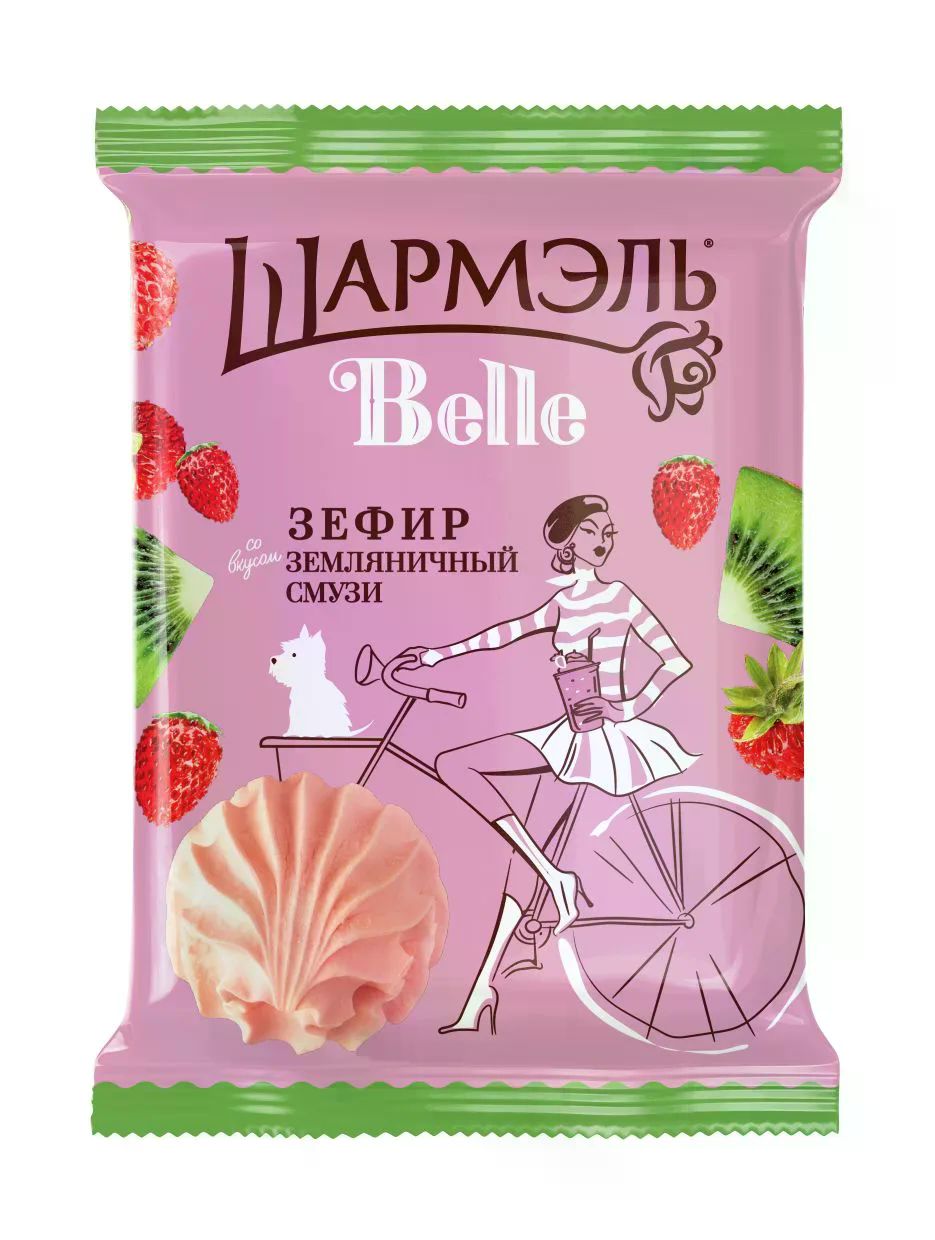 Зефир Земляничный смузи Belle, Шармэль,150г