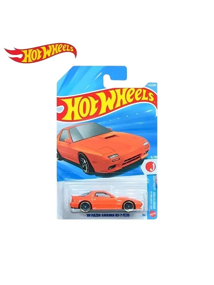 Машинка Mattel Hot Wheels 1:64 Basic Car 2026E C4982 '89 Mazda Savanna RX-7 FC3S
