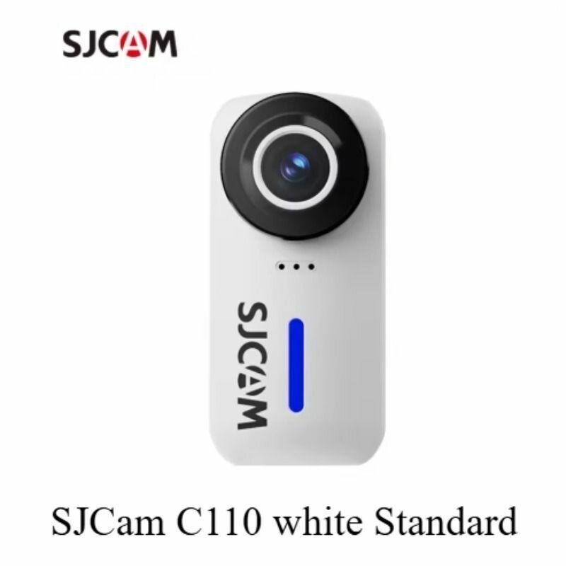 Спортивная камера SJCAM C110 white Standard, 4K 30FPS Action/Sports Camera WiFi , с коррекцией искажений, водонепроницаемость IP65, Видеоблог камеры регистратора вождения мотоцикла