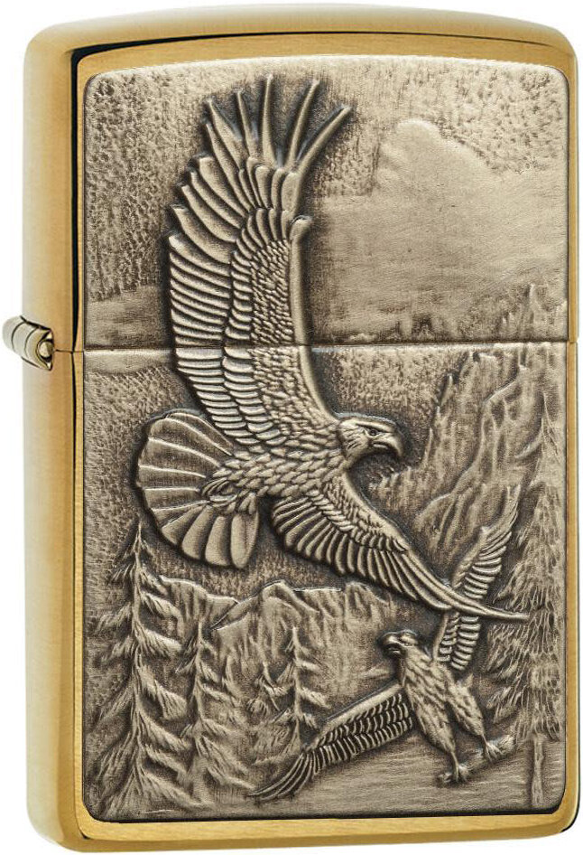Зажигалка Zippo 20854, бензиновая, с ветрозащитой, пустая (незаправленная)