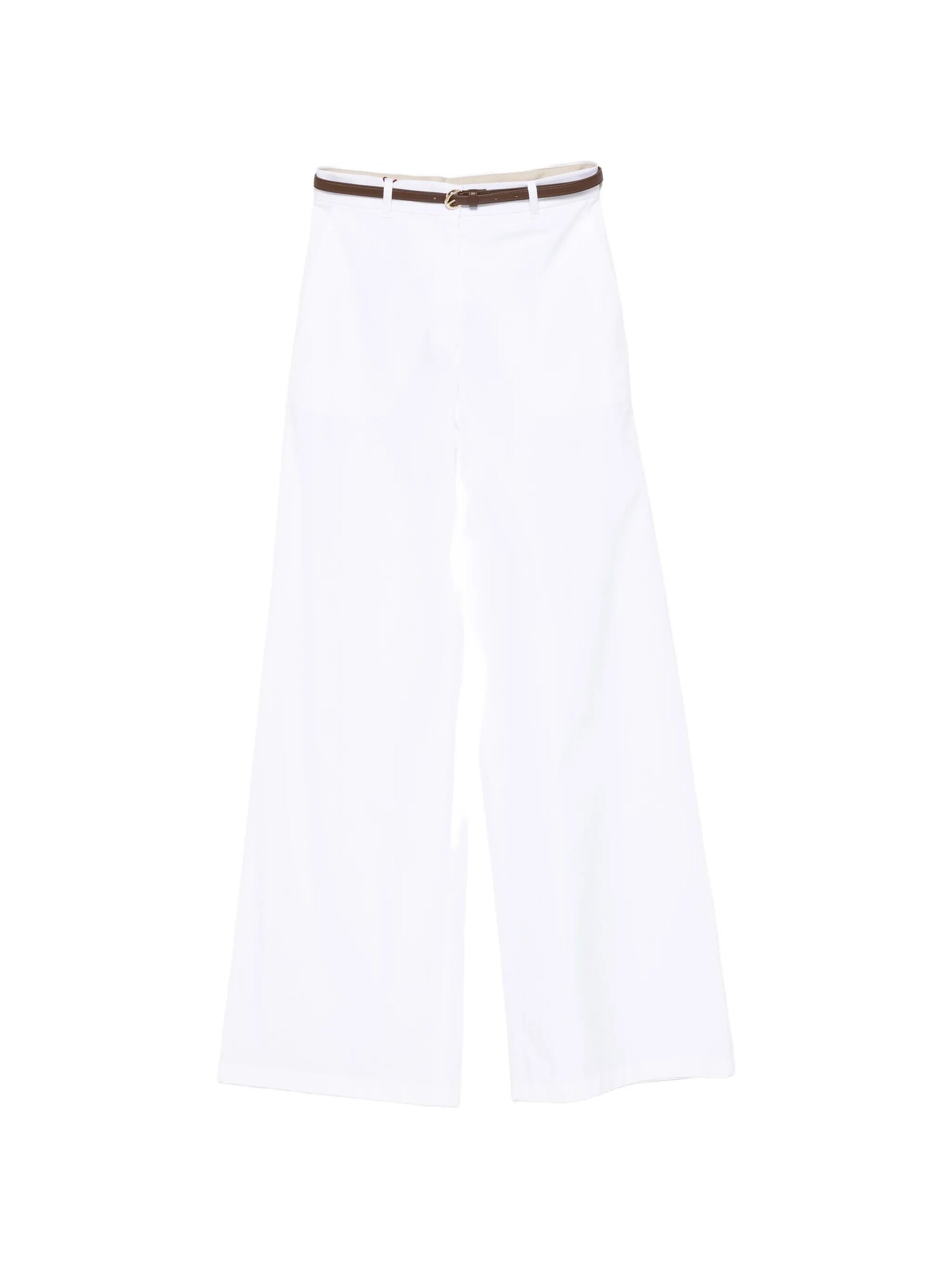 Брюки Max Mara, размер 38, бежевый/белый