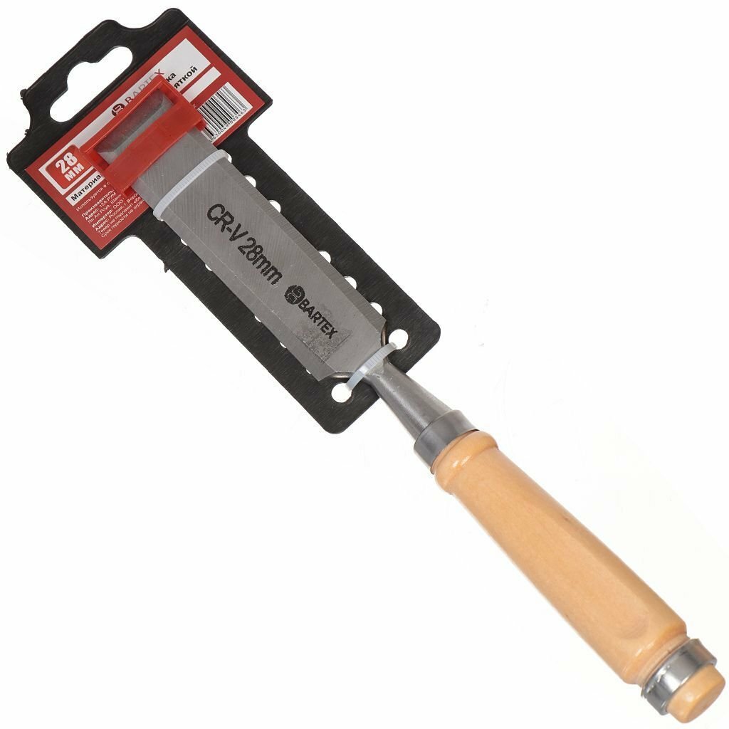 Долото-стамеска Bartex 28 мм, дерево, инструмент для резьбы по дереву, 1248328