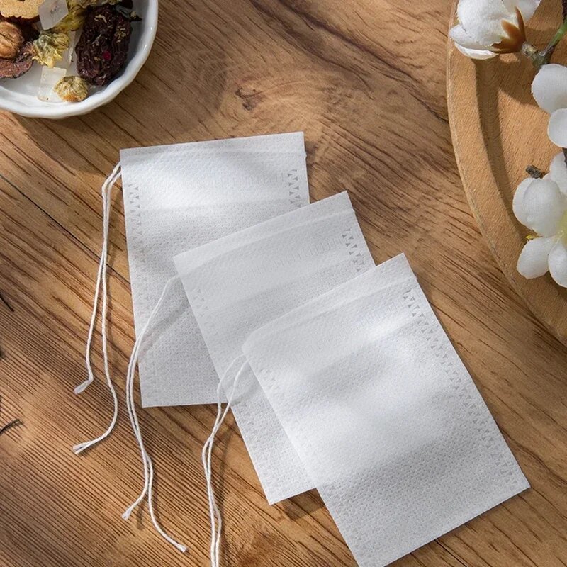 Одноразовые сетчатые чайные пакетики 9X10CM, 200PCS