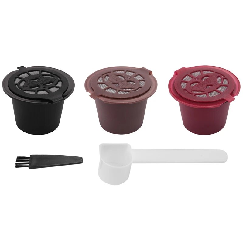 Многоразовые капсулы для кофемашины Nespresso, FGHGF, 3 шт.