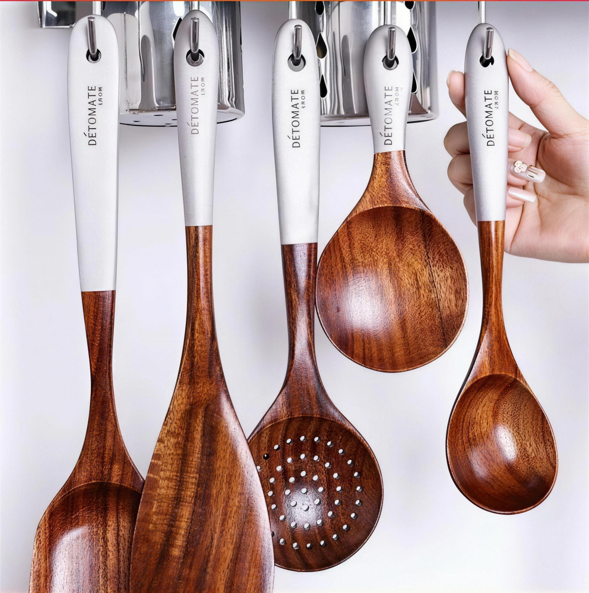 Набор кухонных инструментов XINCHEN из тикового дерева, 7pcs set