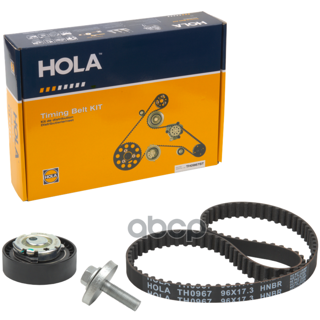 Ремень ГРМ для а/м ВАЗ Ларгус (8V) + ролик (с 2010 г) HOLA HOLA арт. TH0967ST