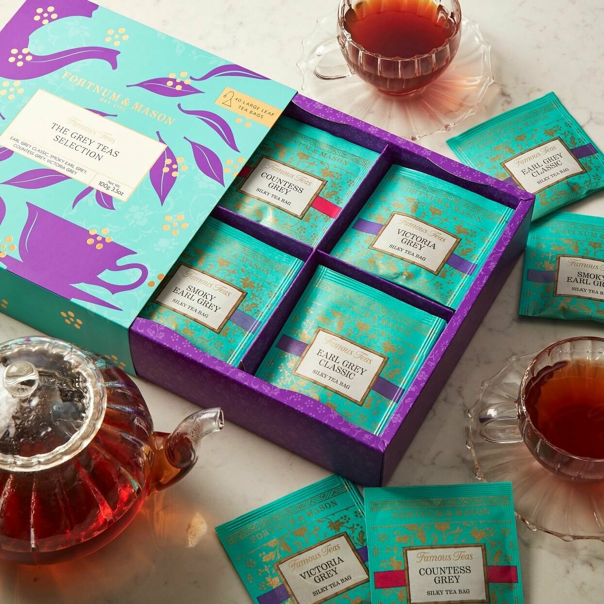 Fortnum&Mason Набор чая Эрл Грей Fortnum's Earl Grey Tea Selection, 40шт
