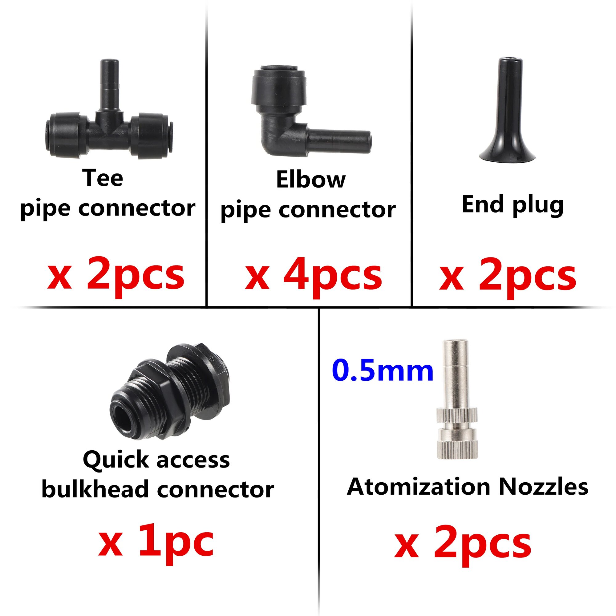 Распылитель для теплицы и аквариума, 0.5mm kit