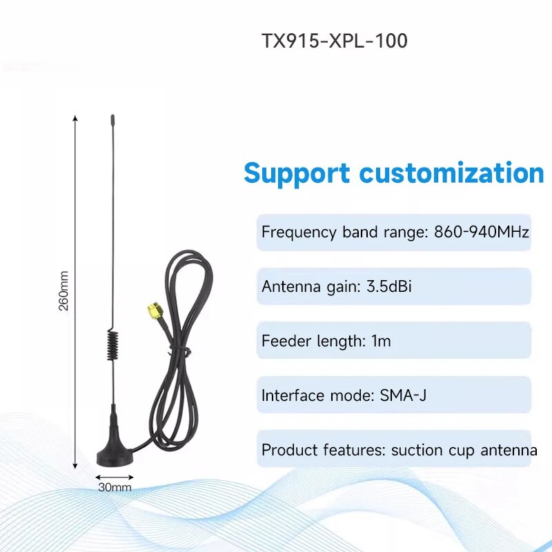Антенна TX915-XPL-100, 860-940MHz, 3.5dBi