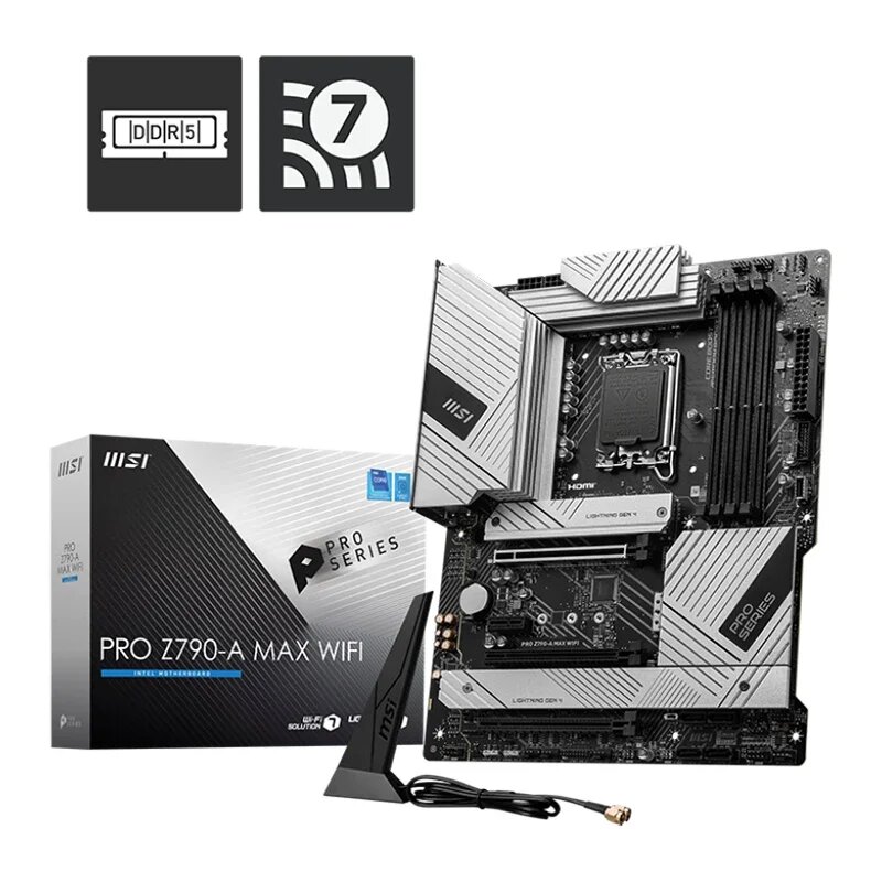 Антенна, для материнской платы, 2T2R, WI-FI7, для роутера GIGABYTE/ASRock/MSI