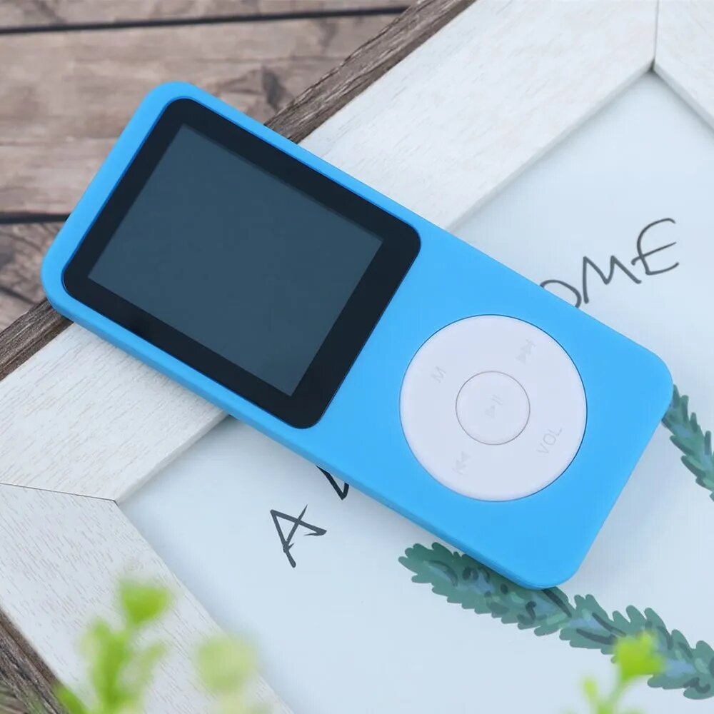 MP3-плеер, голубой, 1.8 дюйма, Bluetooth 5.0, цветной экран, с FM-радио и диктофоном — фото 1