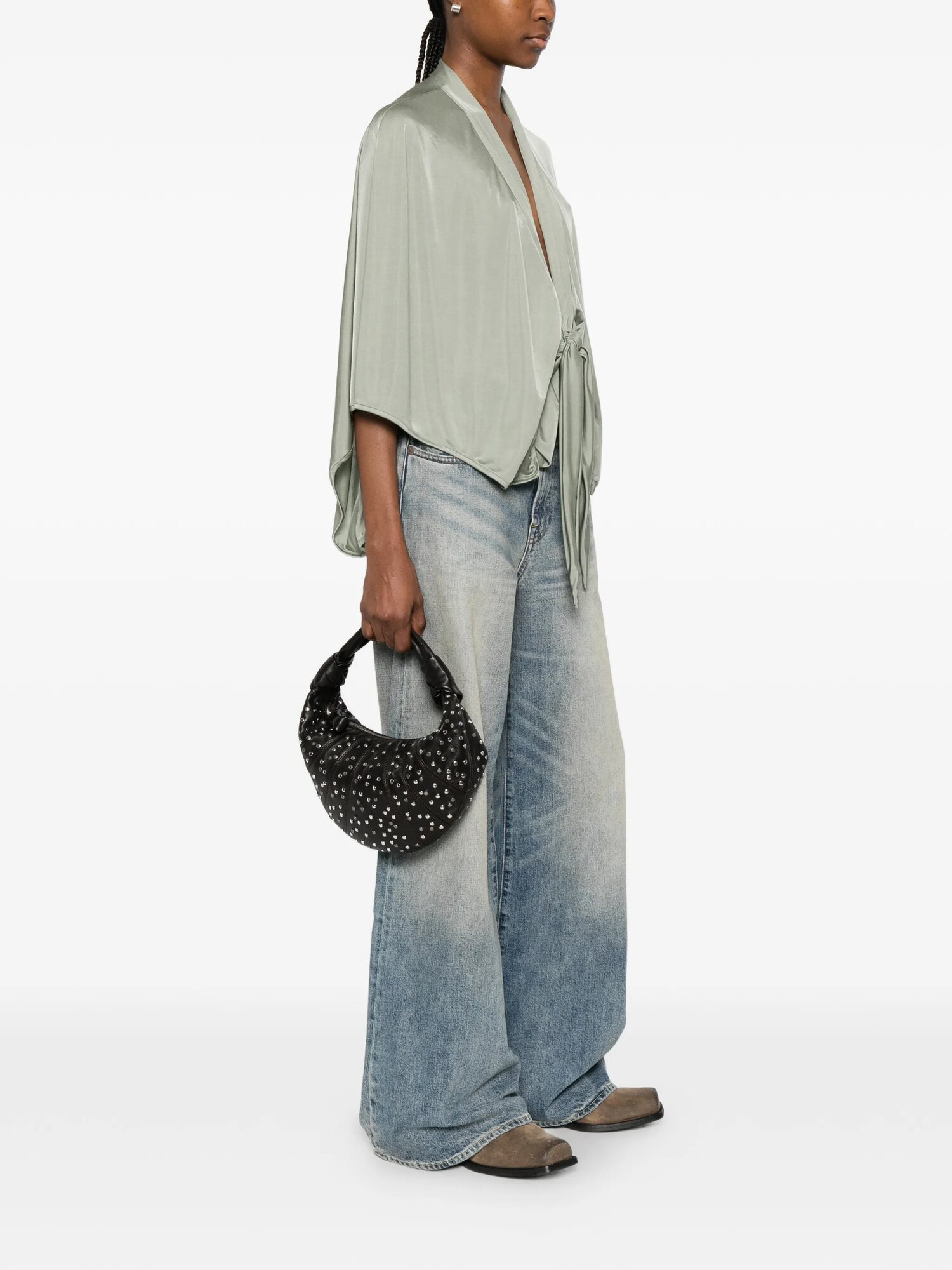 Блуза Rick Owens Lilies Draped sleeveless blouse, размер 44 — фото 1