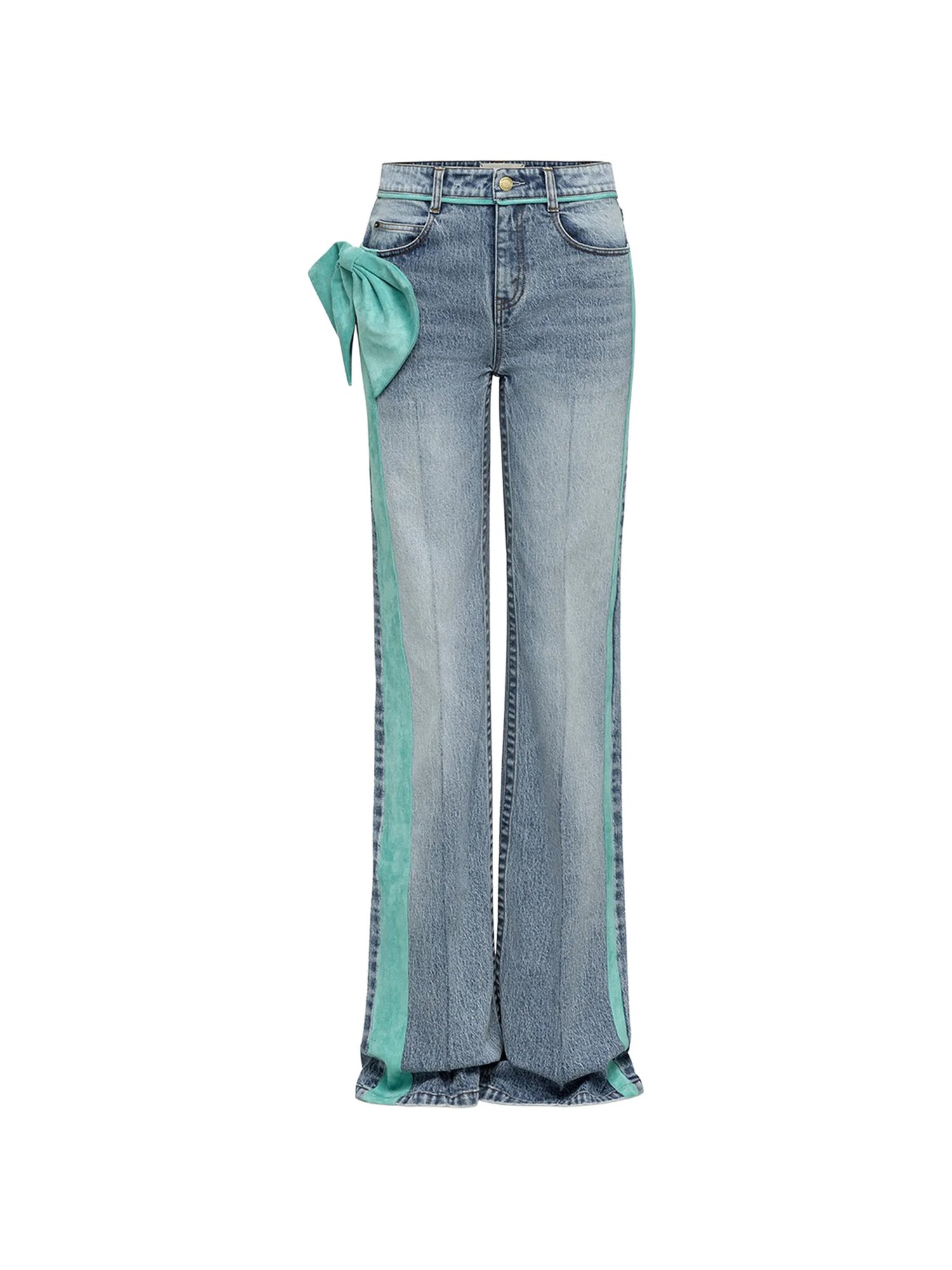 Джинсы Bow-embellishment jeans 