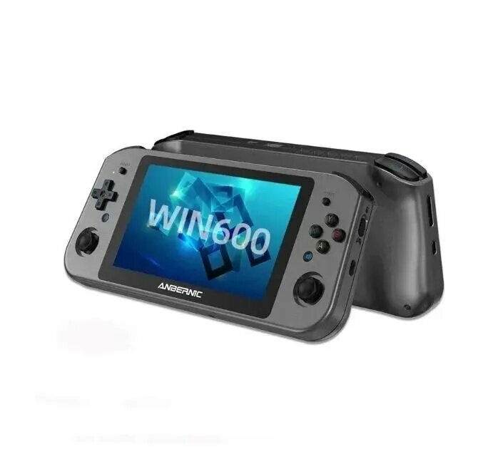 2025 новейшая игровая мини-консоль ANBERNIC win600 3050e 2 в 1, Windows10, экран 5,94 дюйма, DDR4, WIFI6/BT5.2, поддержка вывода изображения Steam OS/HDMI/DP (8 ГБ+256 ГБ)