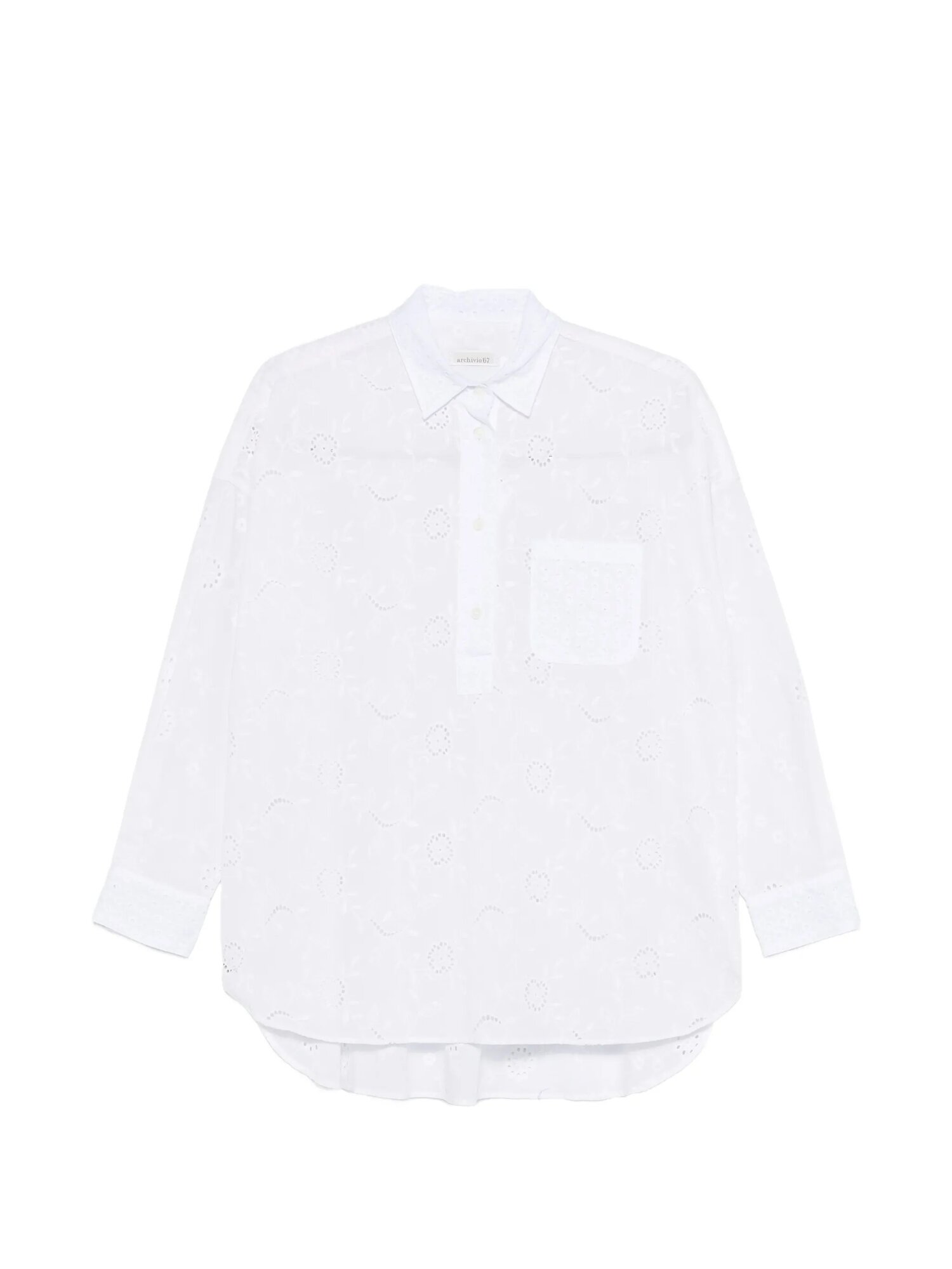 Рубашка Floral broderie shirt