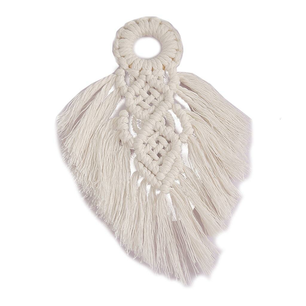 Деревянная дверная ручка с верёвкой и настенной полкой