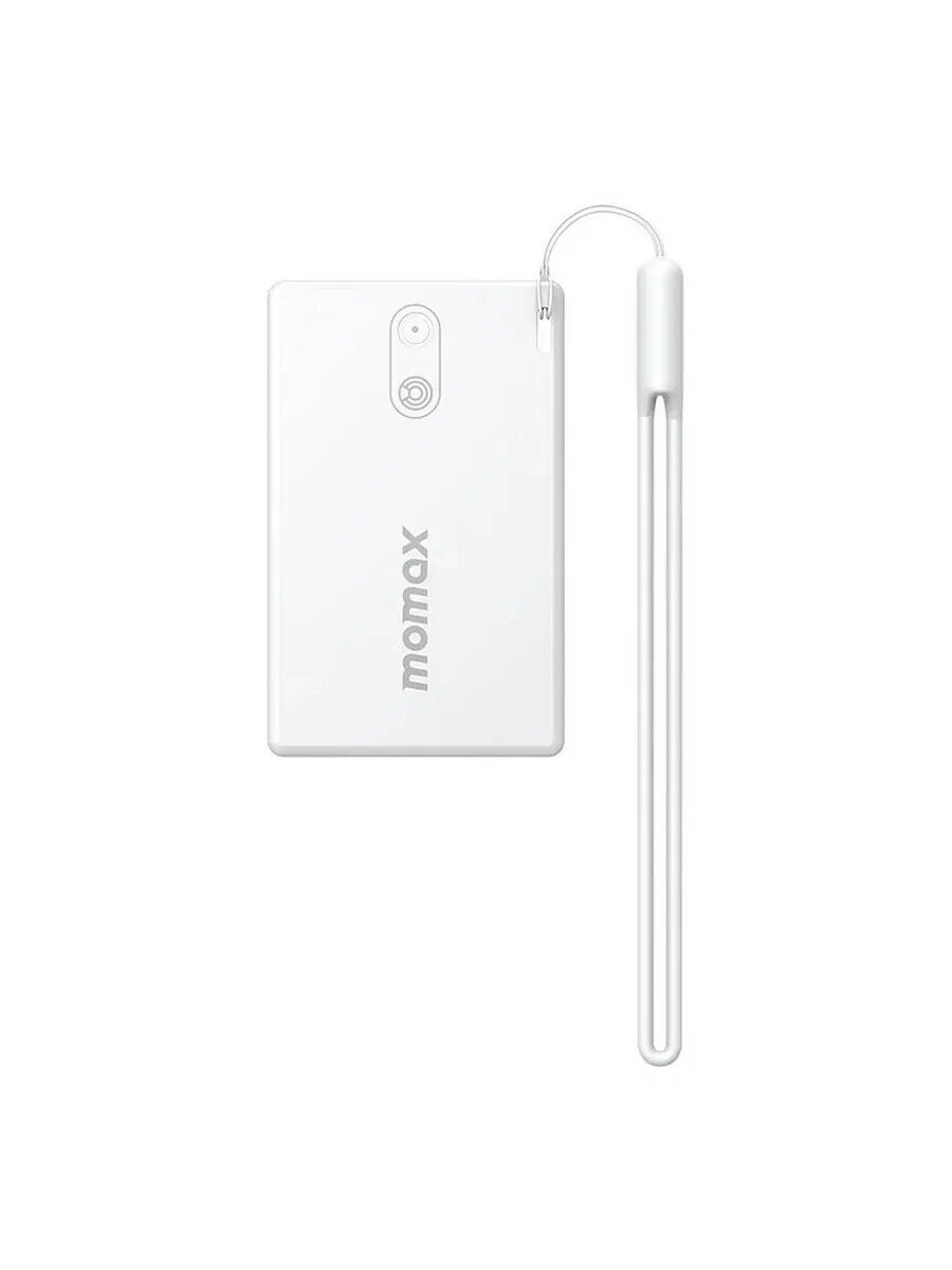 Беспроводной локатор MOMAX PINCARD Find My, белый, пластиковый, ультратонкий