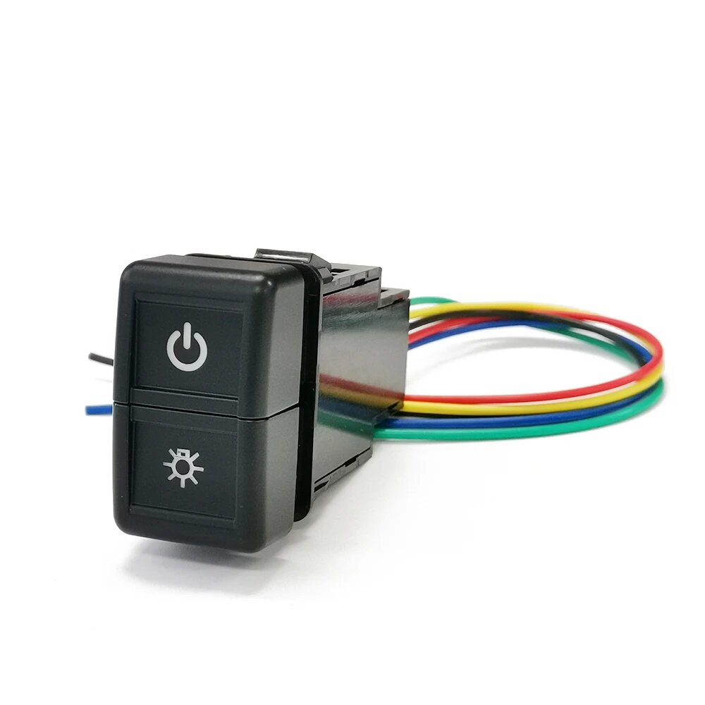 Двойной переключатель Power light с проводом для ISUZU 700P