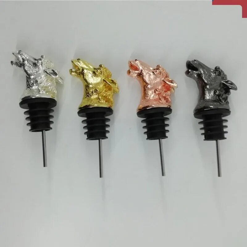 Модный конский наливник, животный пробник, креативный аэратор, крышки для бутылок вина, сувениры для баров, вечеринок и ресторанов (случайный цвет)