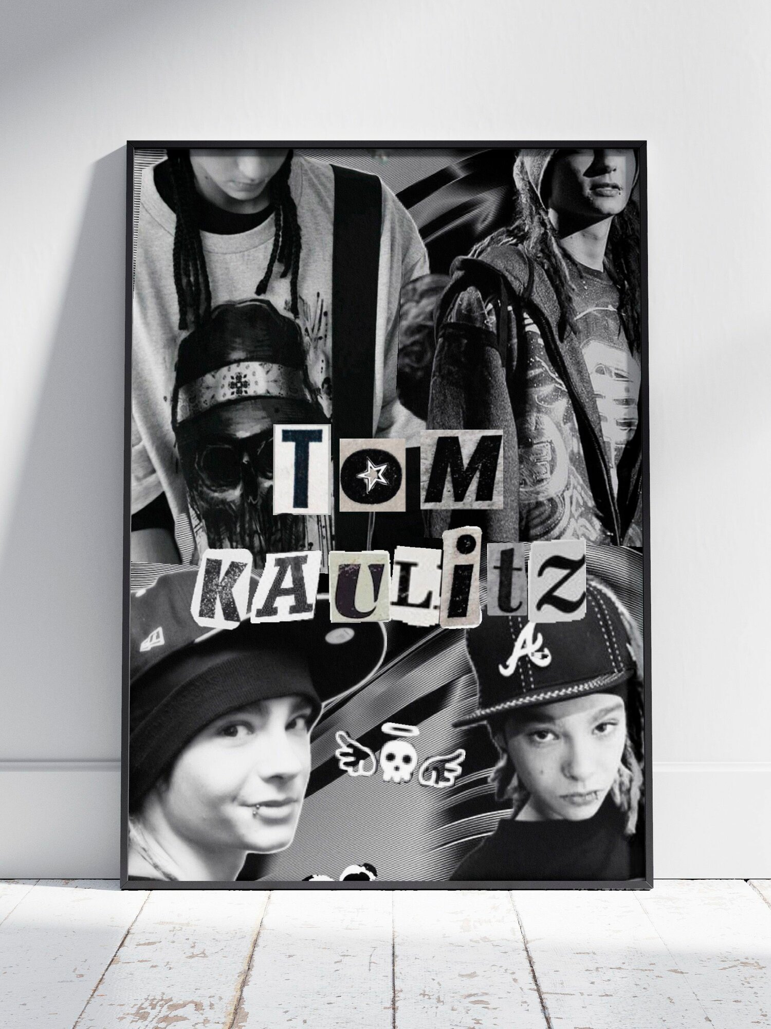 Плакат на стену для интерьера Токио Хотел (Том Каулитц - Tom Kaulitz 6) - Постер по музыке и артисту формата A4 (21x30 см)