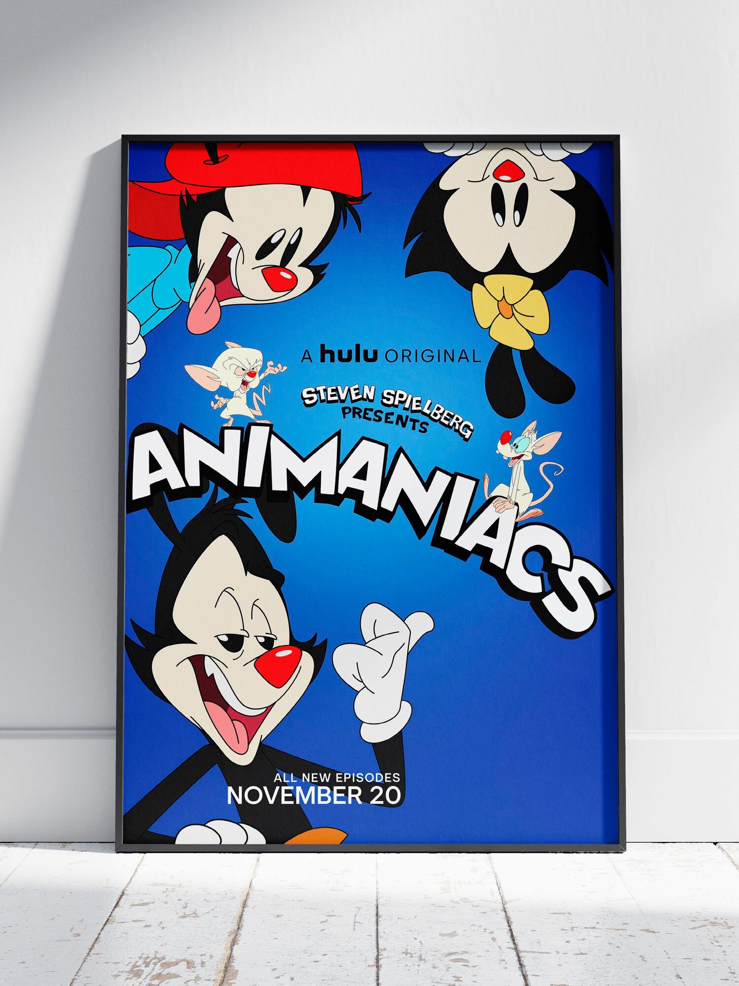 Плакат на стену для интерьера Озорные Анимашки (Animaniacs 6) - Постер по мультфильму и кино формата A4 (21x30 см)